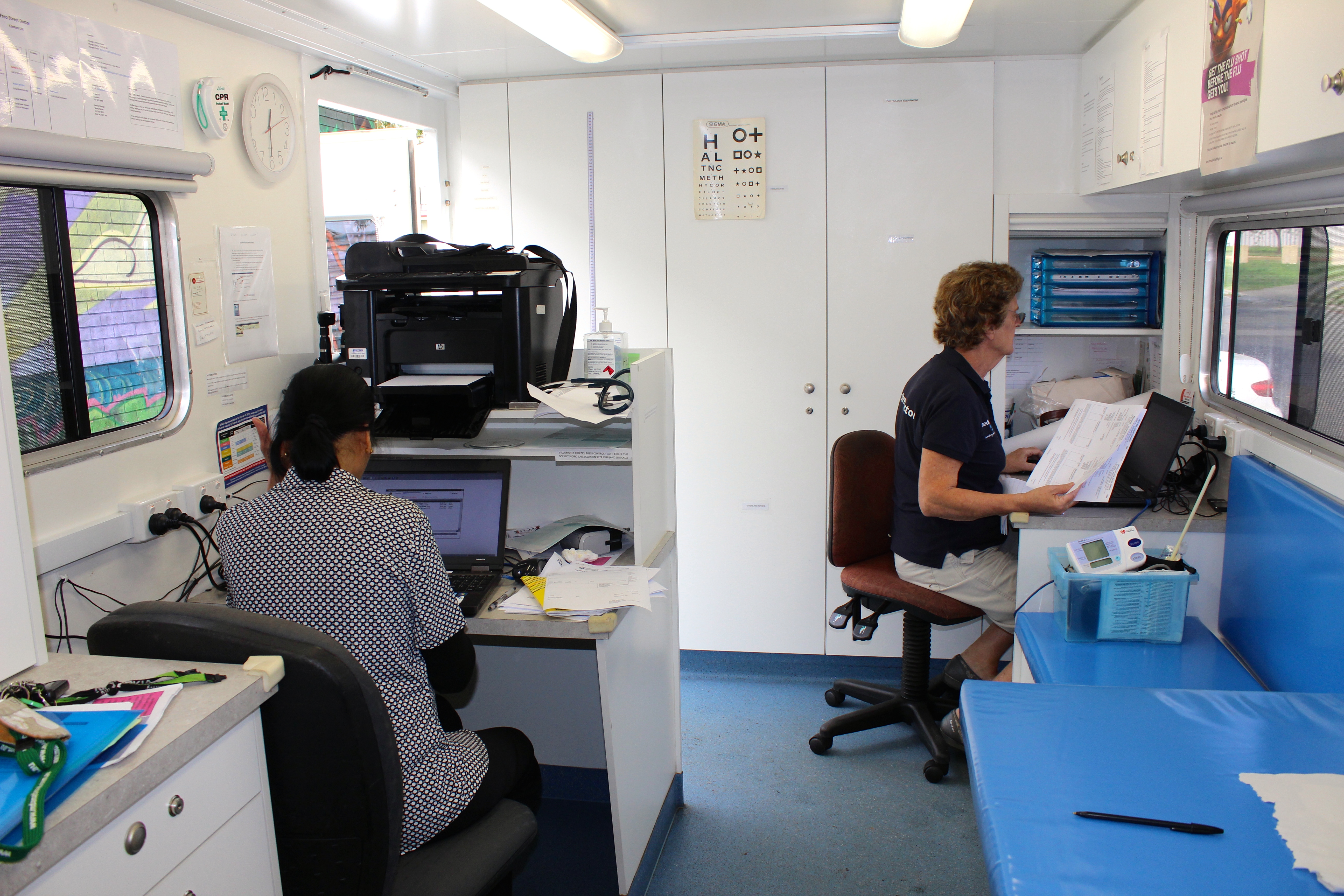 Inside the Street Doctor van – Western Independent